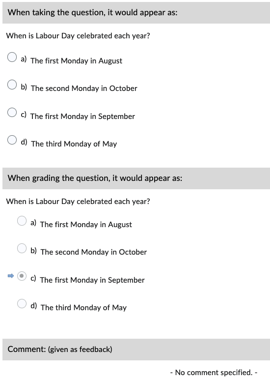 Multiple Choice (MC) - Qcon Guide
