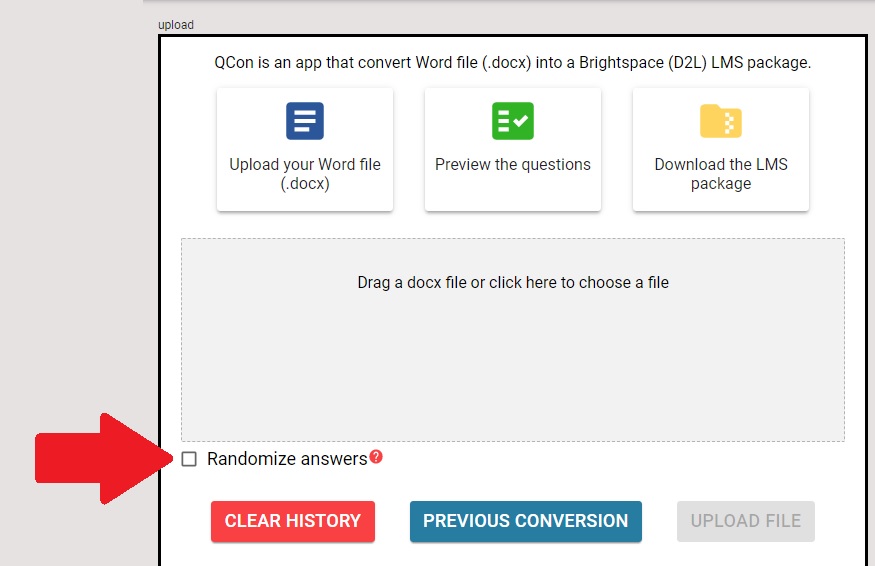 Randomizing Answers - Qcon Guide